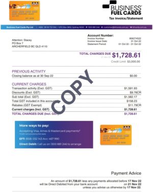 How do I know when the invoice needs to be paid? - BF Cards Help Centre