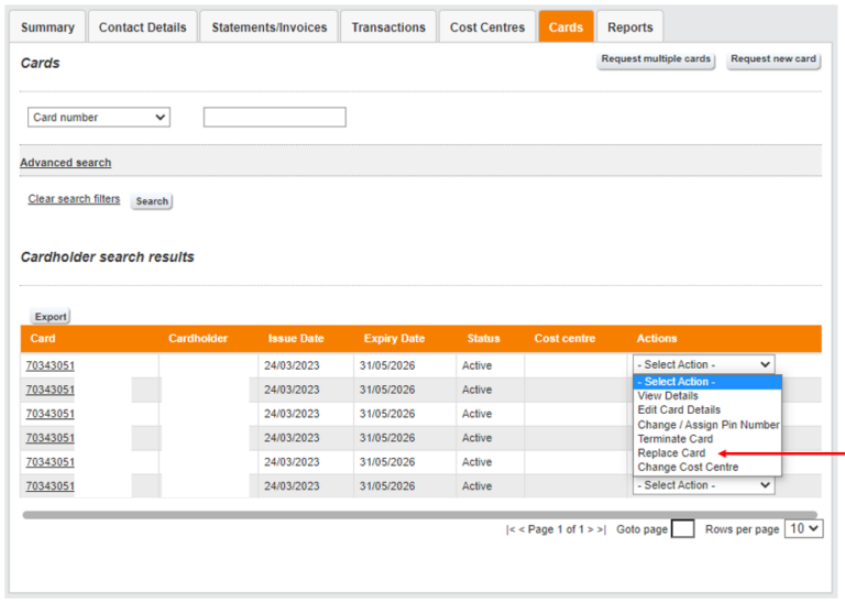 How do I replace a card? - BF Cards Help Centre